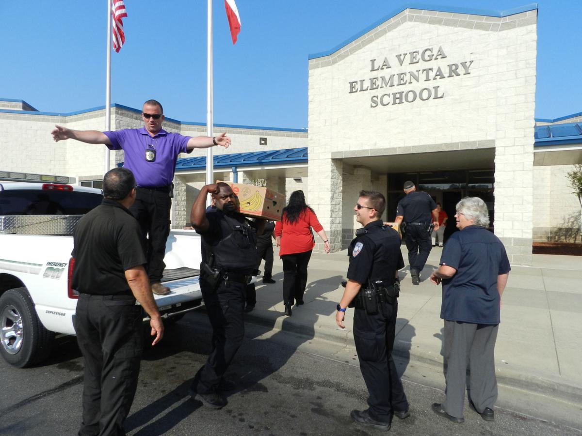 Bellmead police drop off school supplies at La Vega Elementary School ...