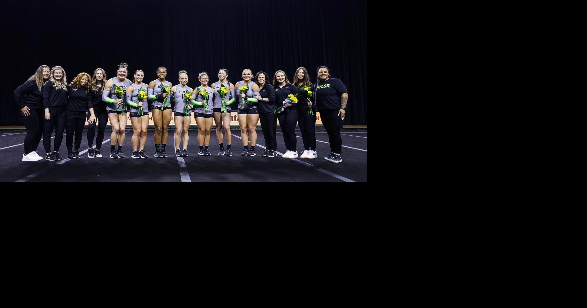 Baylor acrobatics and tumbling faces Augustana Saturday