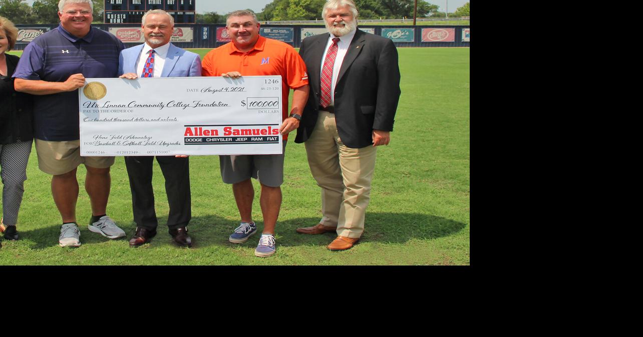 Donation aids MCC fields improvements