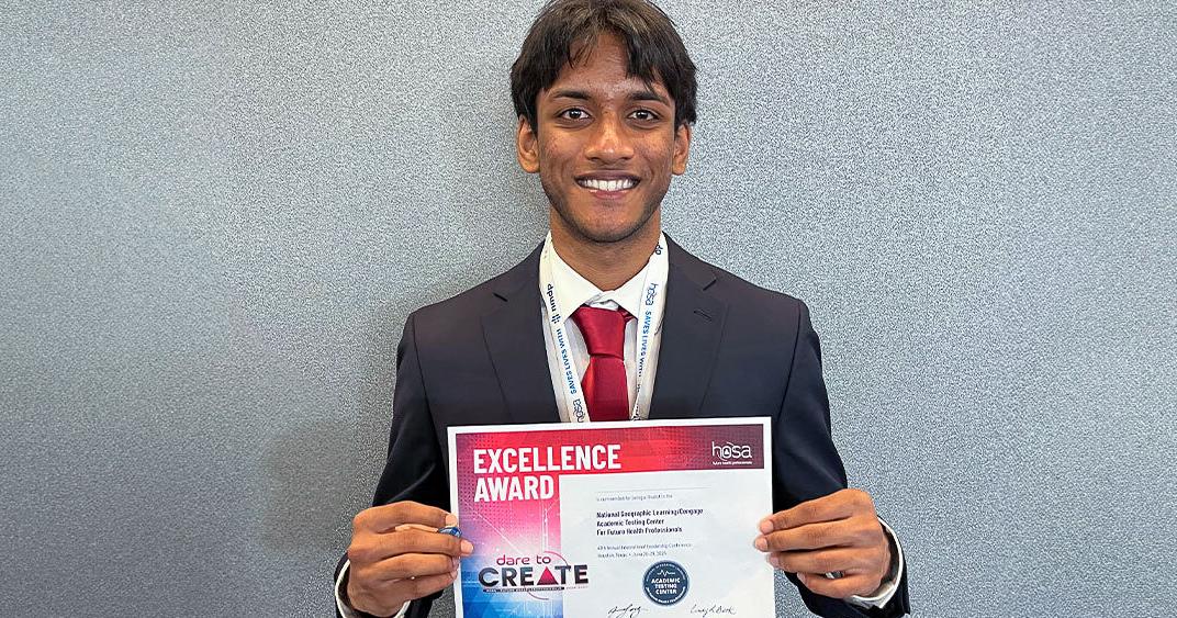 Midway's Manu Kapa in at HOSA competition
