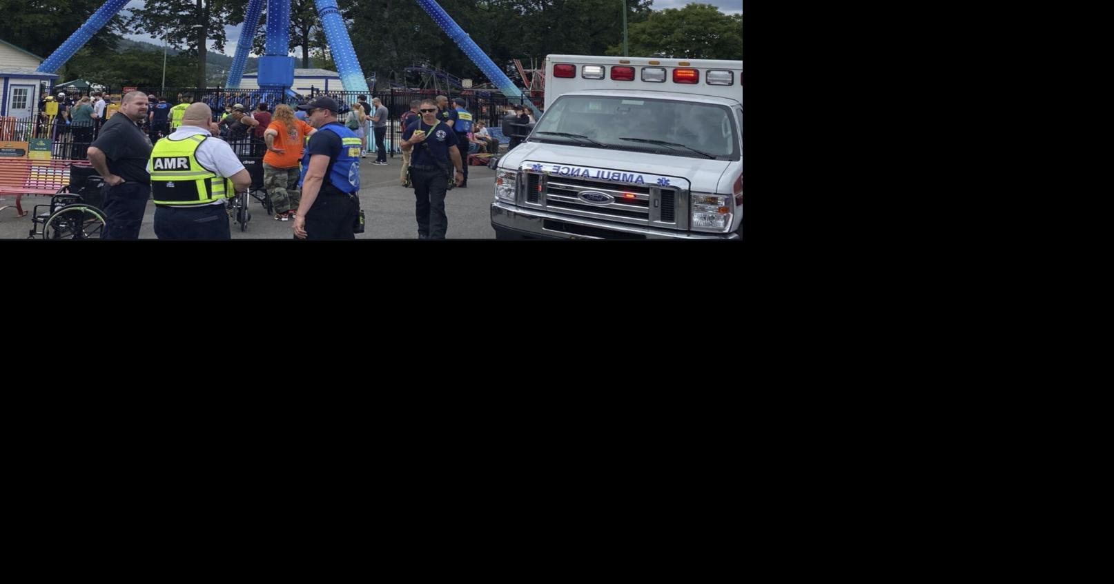 Crews rescue 28 stuck upside down on Oregon ride