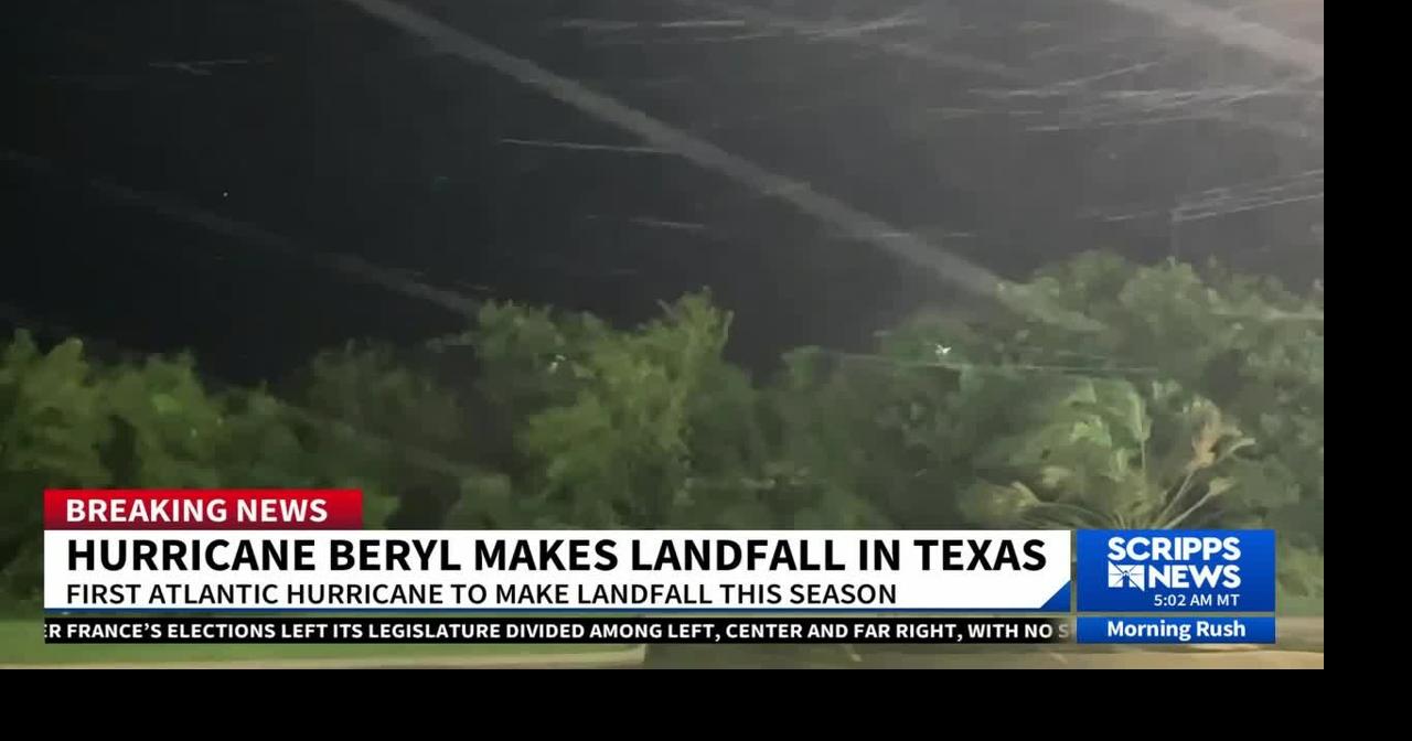 Tropical Storm Beryl topples trees, floods highways and leaves more ...