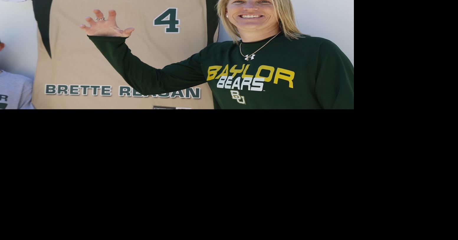 Baylor softball program retires Brette Reagan’s jersey