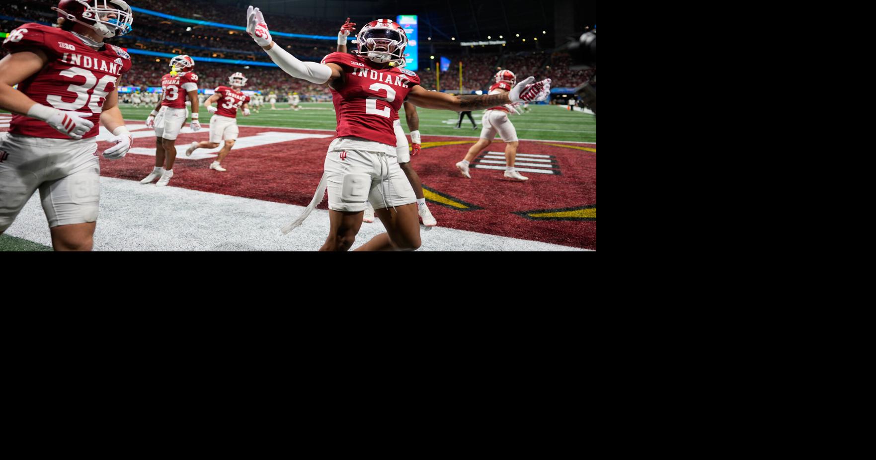 No. 1 Indiana adds to CFP dominance with 56-22 Peach Bowl win over No ...