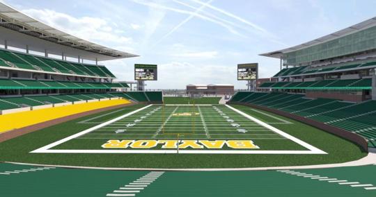 New Baylor football stadium renderings