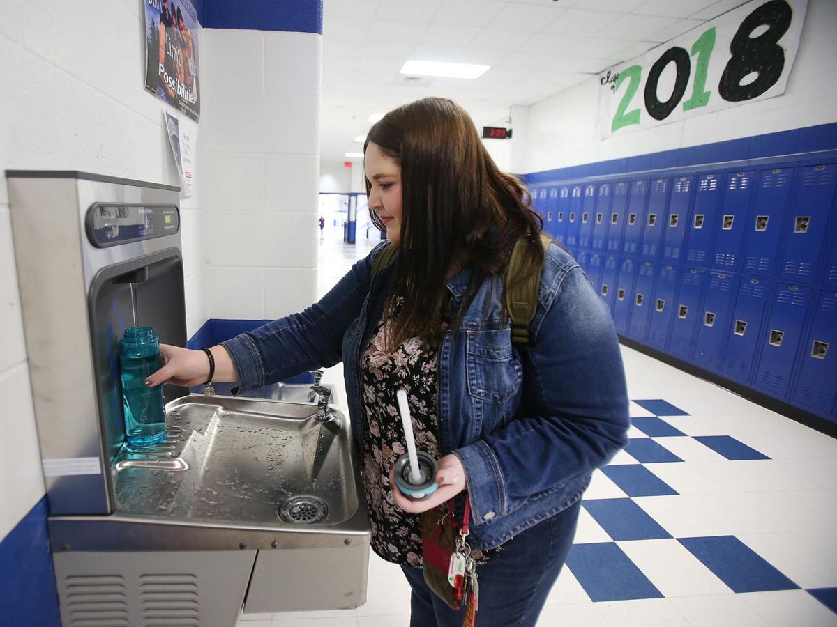 New fountains encourage Robinson High School students to drink water ...