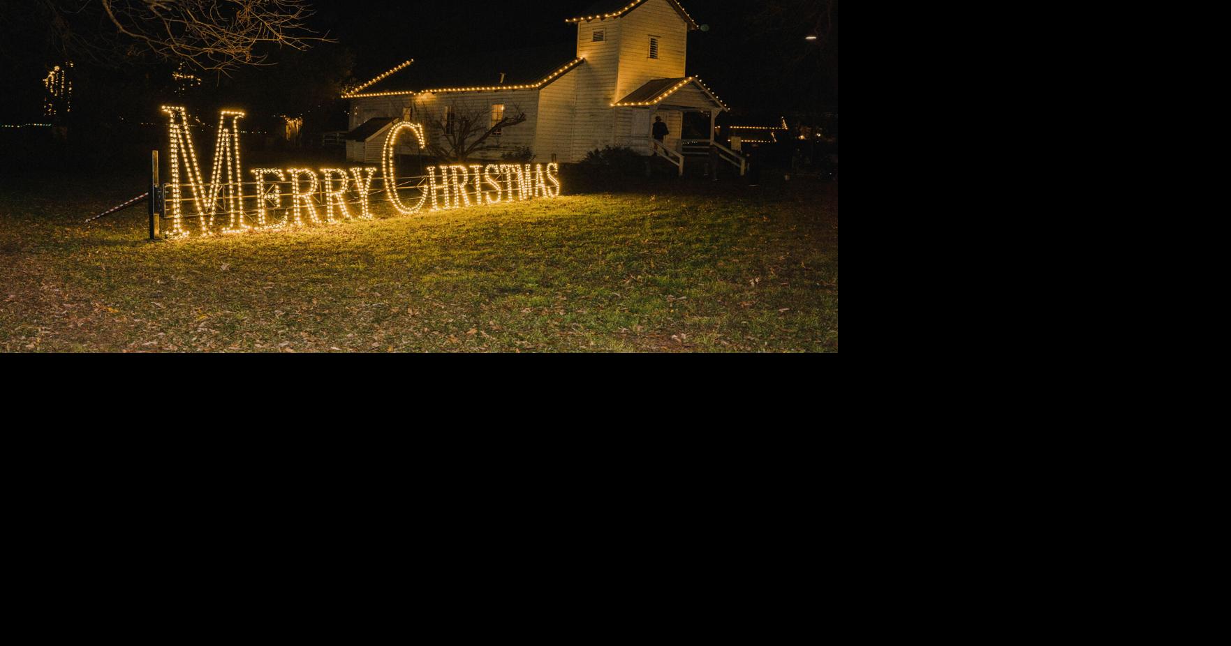 Christmas lights at Mayborn, Waco celebrations this week