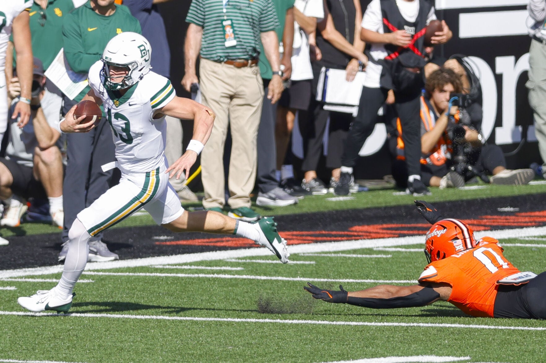 Sawyer Robertson continues to climb Baylor career ranks