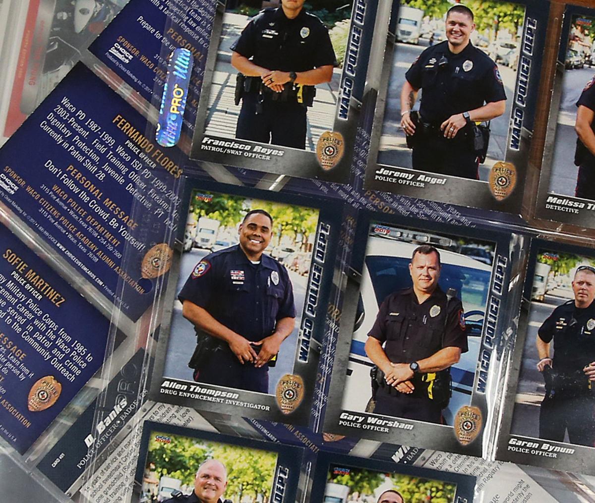 Waco police trading cards offer outreach to community