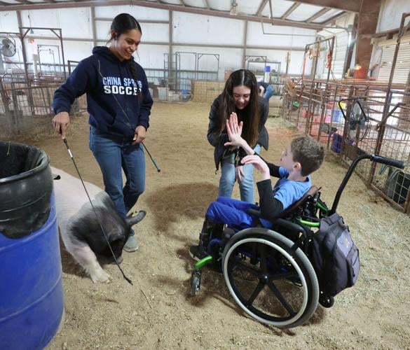 China Spring FFA members mentor special needs kids
