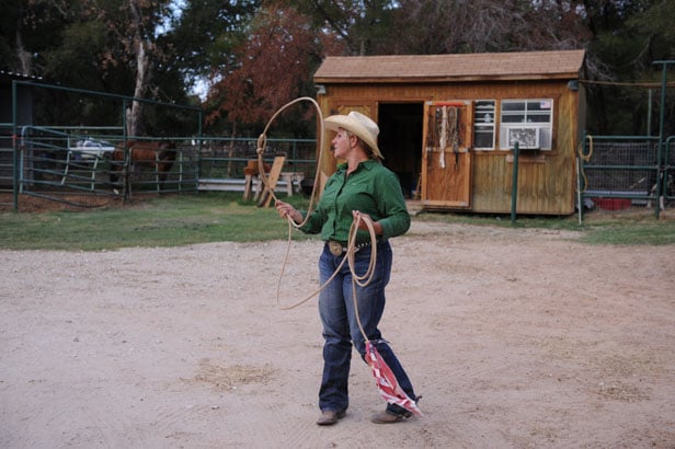 Women of rodeo: Roping
