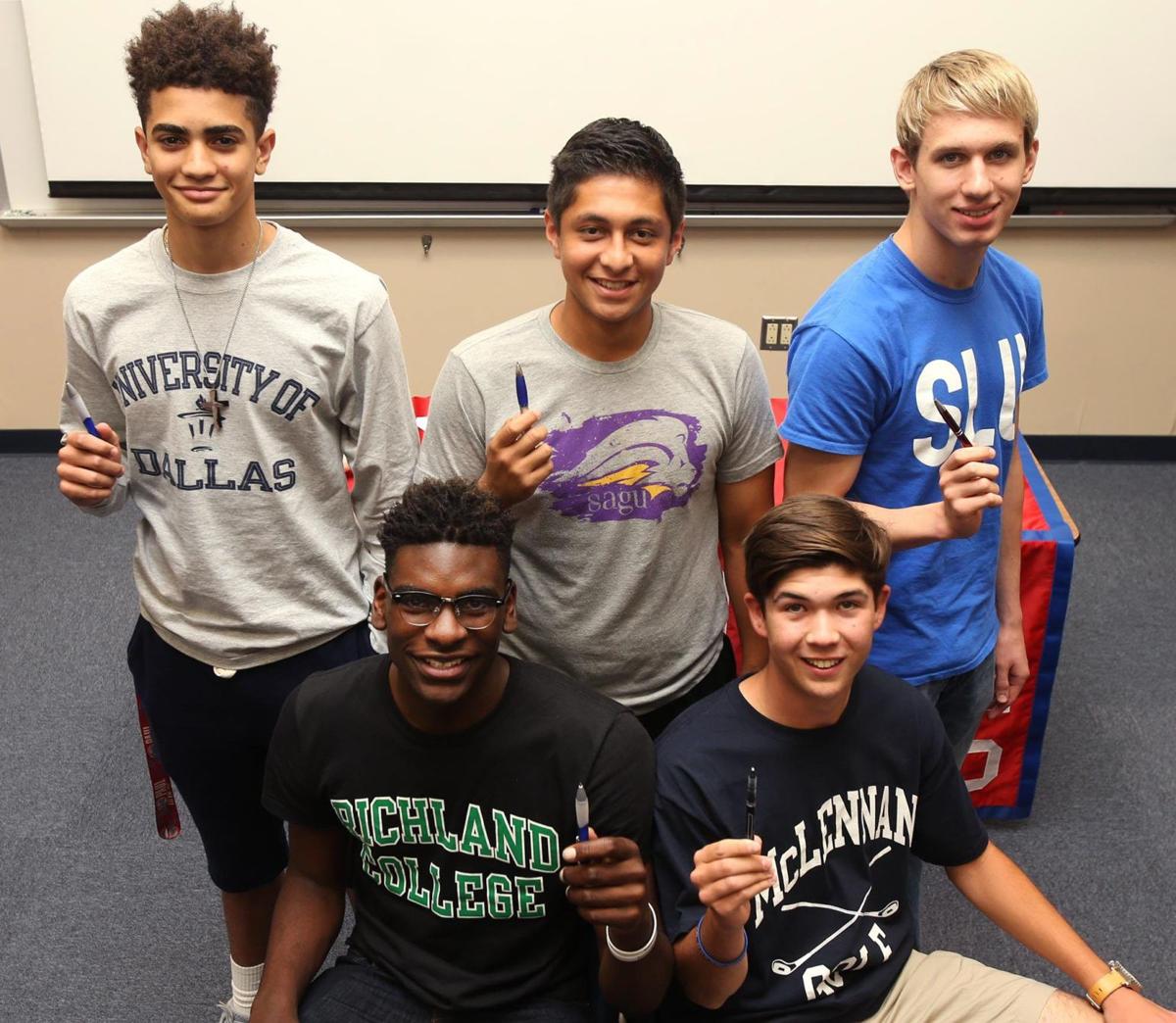 Midway sends 5 athletes to colleges