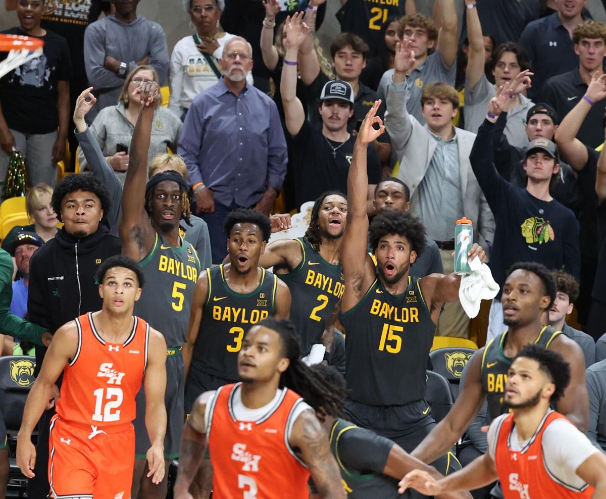 Baylor's sizzling shooting yields 104-67 rout of Bearkats