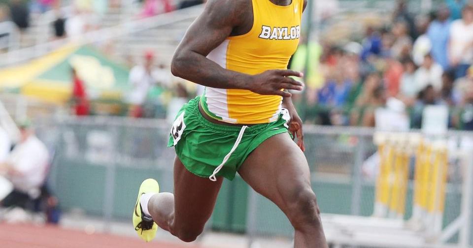 Baylor sprinting star Everett Walker auditions for pros