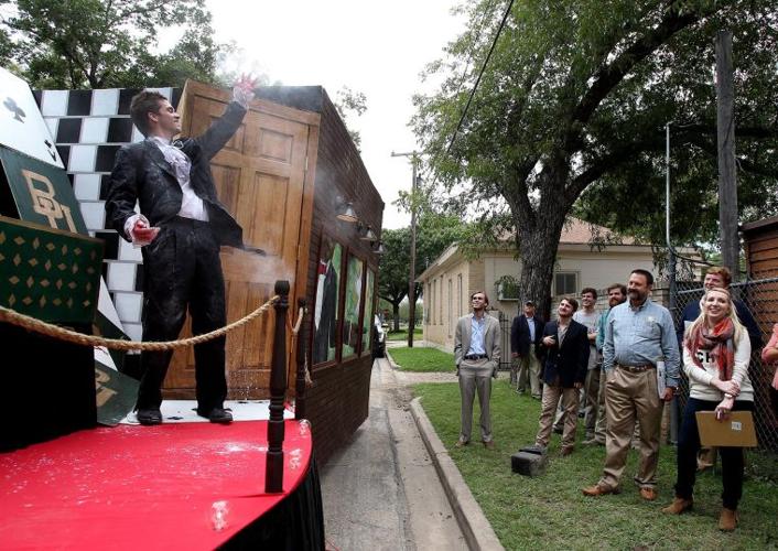 Steep competition in creating Baylor homecoming floats