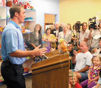 Football star Colt McCoy throws support behind children's hospital fund ...