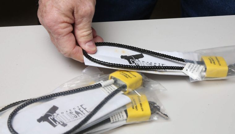 Law enforcement officials remind public of free gun safety locks