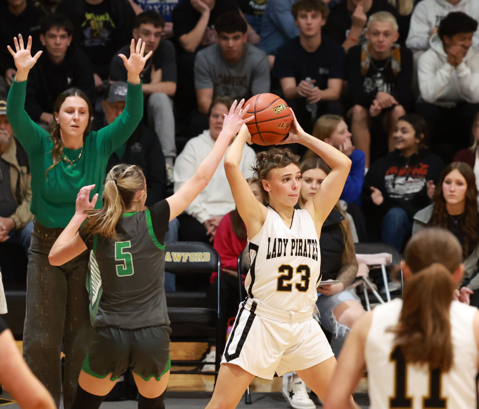 Crawford Lady Pirates show poise down stretch in victory