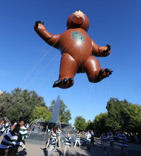 Morning football shifts Baylor Homecoming parade
