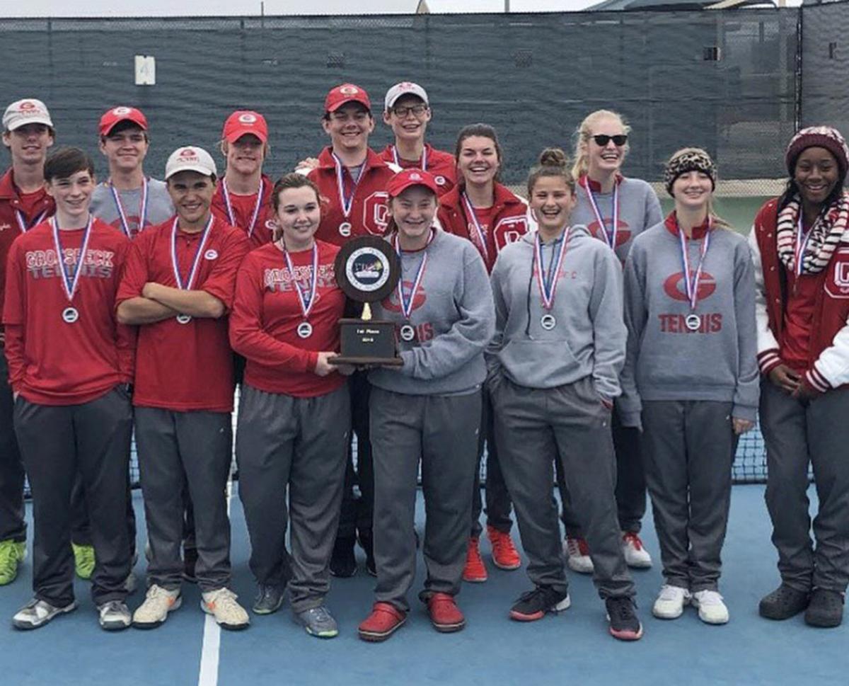 Groesbeck team tennis finishes 3rd at state