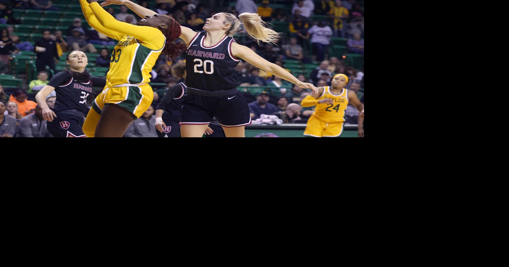 No. 21 Baylor holds off upset-minded Harvard to win third straight game