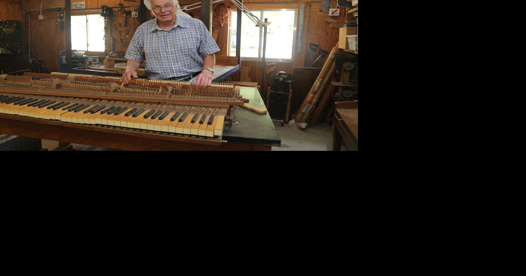 An ear for the job: Piano tuner, 86, takes old-school approach