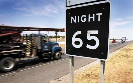 It could take months to remove nighttime speed limit signs