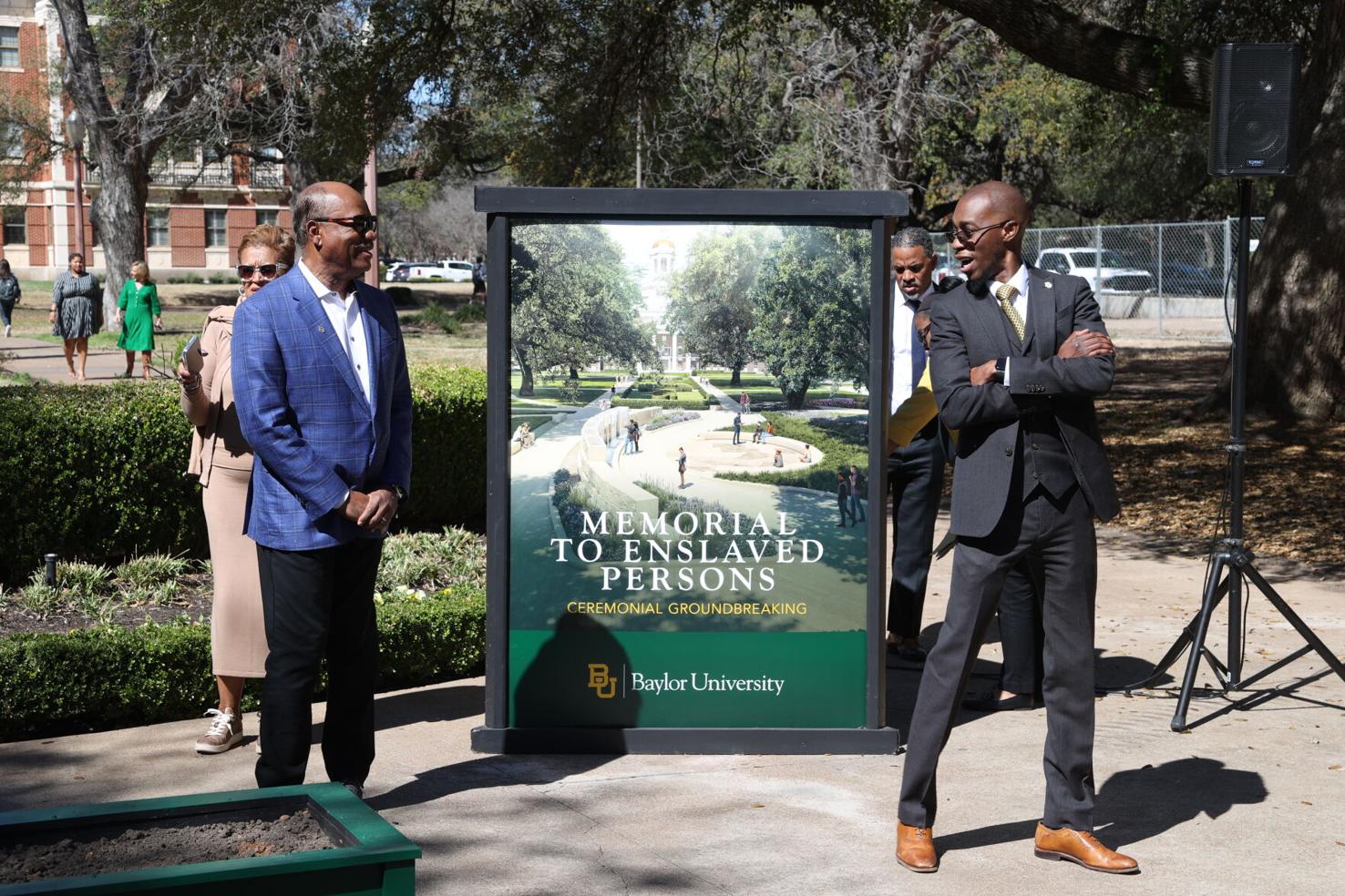 Baylor breaks ground on Memorial to Enslaved Persons