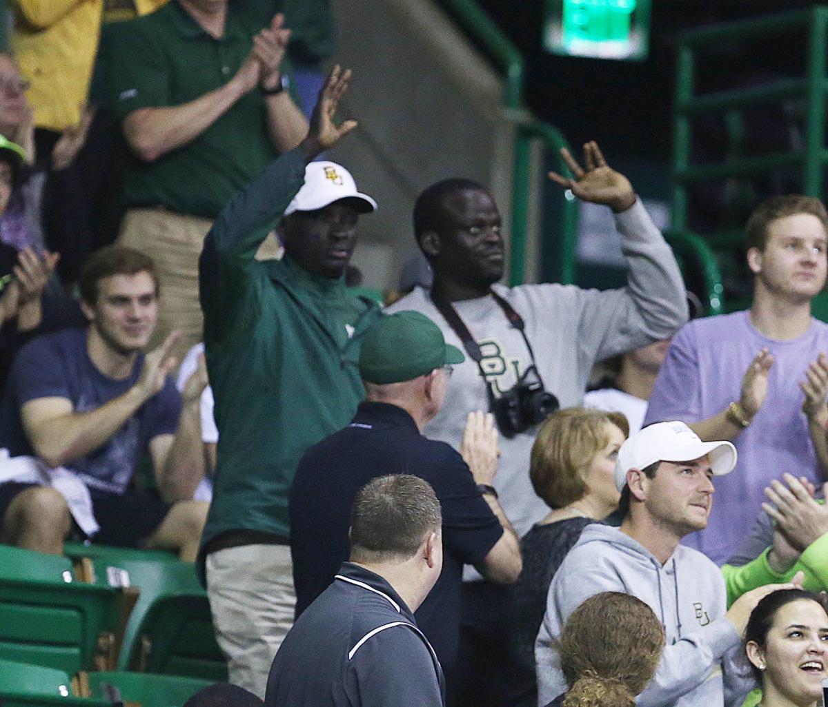Omot's father reunites with son after 21 years, watches first Baylor game