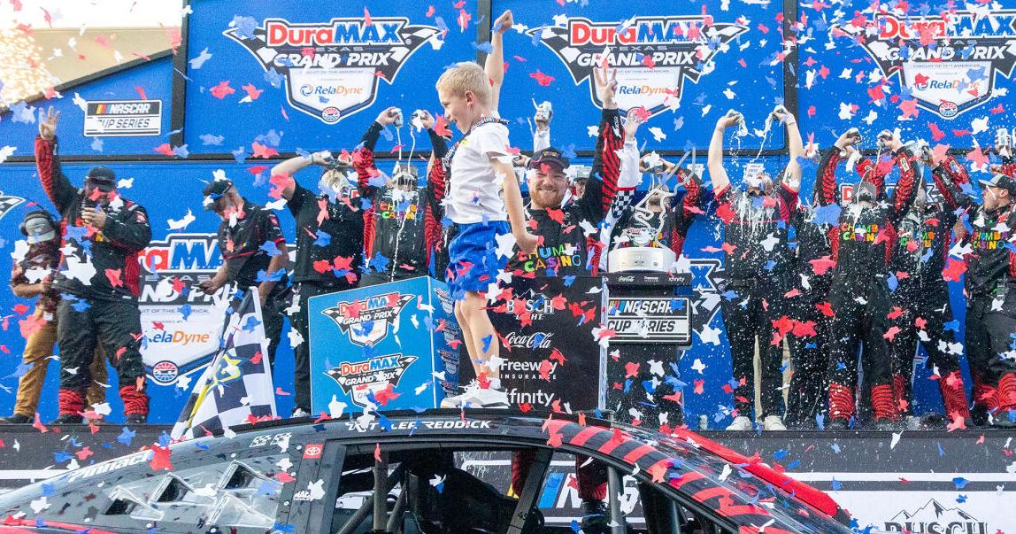 Reddick makes NASCAR history with 3 straight Cup Series wins