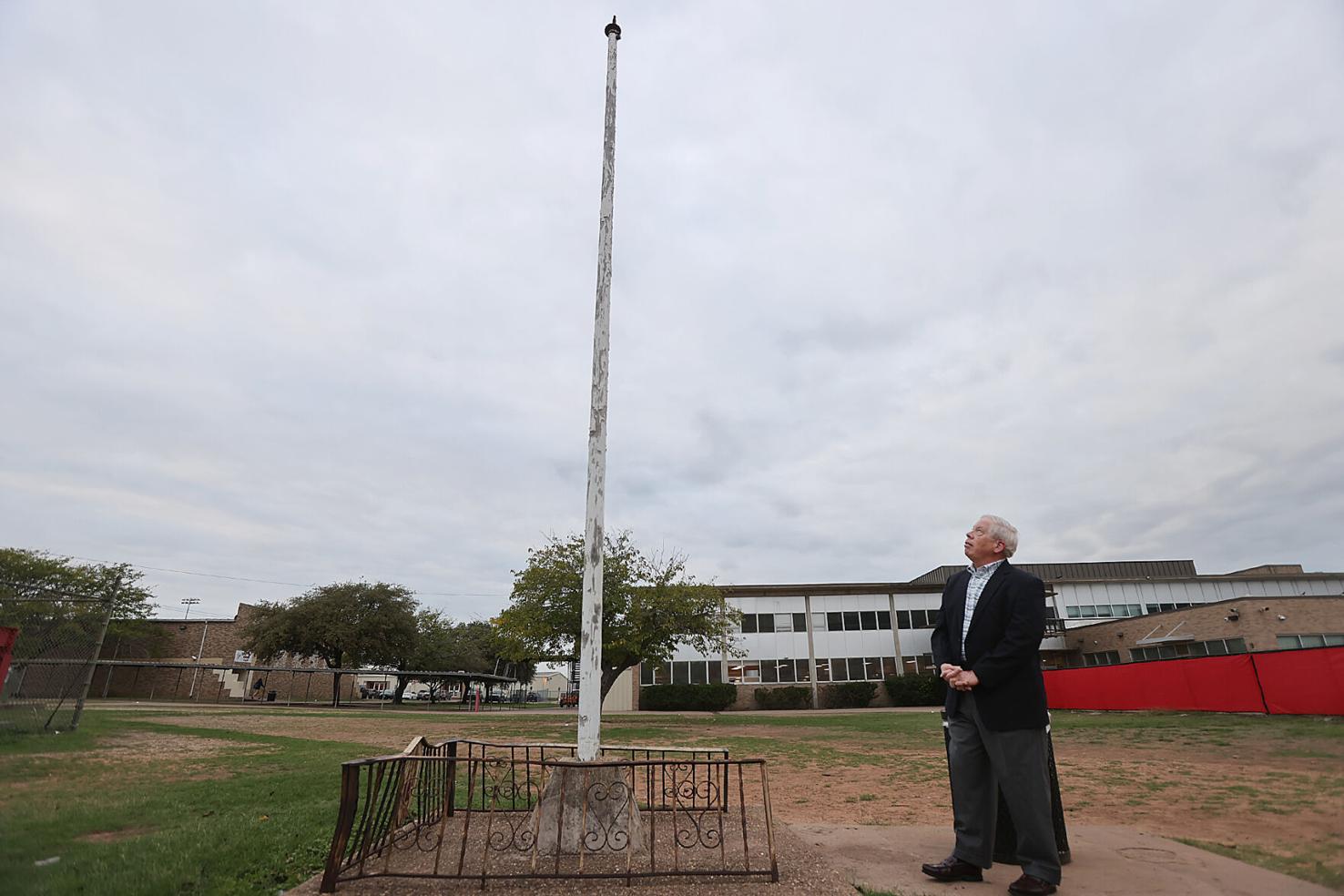 Flagpole from WWI-era Rich Field will be preserved as Waco High School ...