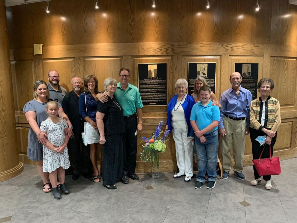 Providence Foundation blesses Tom Salome legacy plaque