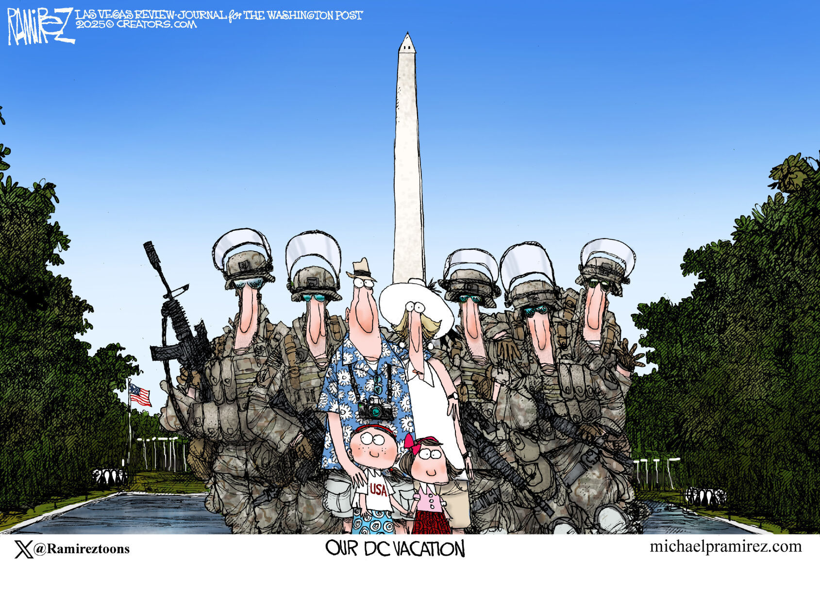 8 arresting cartoons about Donald Trump's crackdown on crime in ...