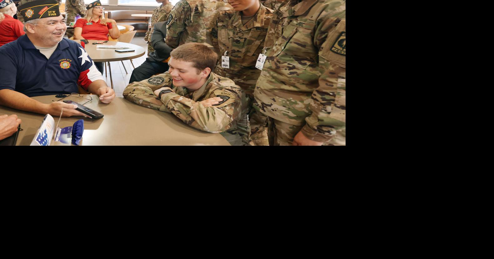 Watch now — Waco veterans share life lessons with JROTC students