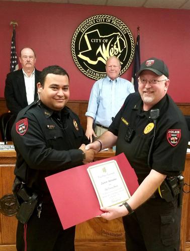 West officer gets life-saving commendation for reviving unconscious woman