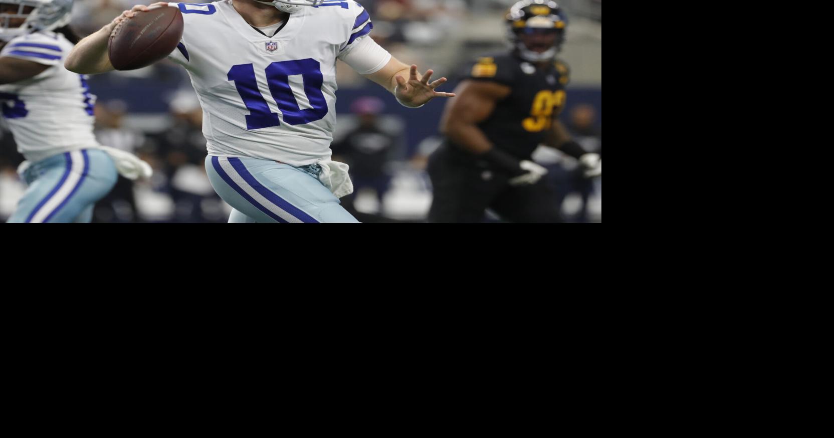 Backup QB Rush wins again as Cowboys beat Commanders 25-10