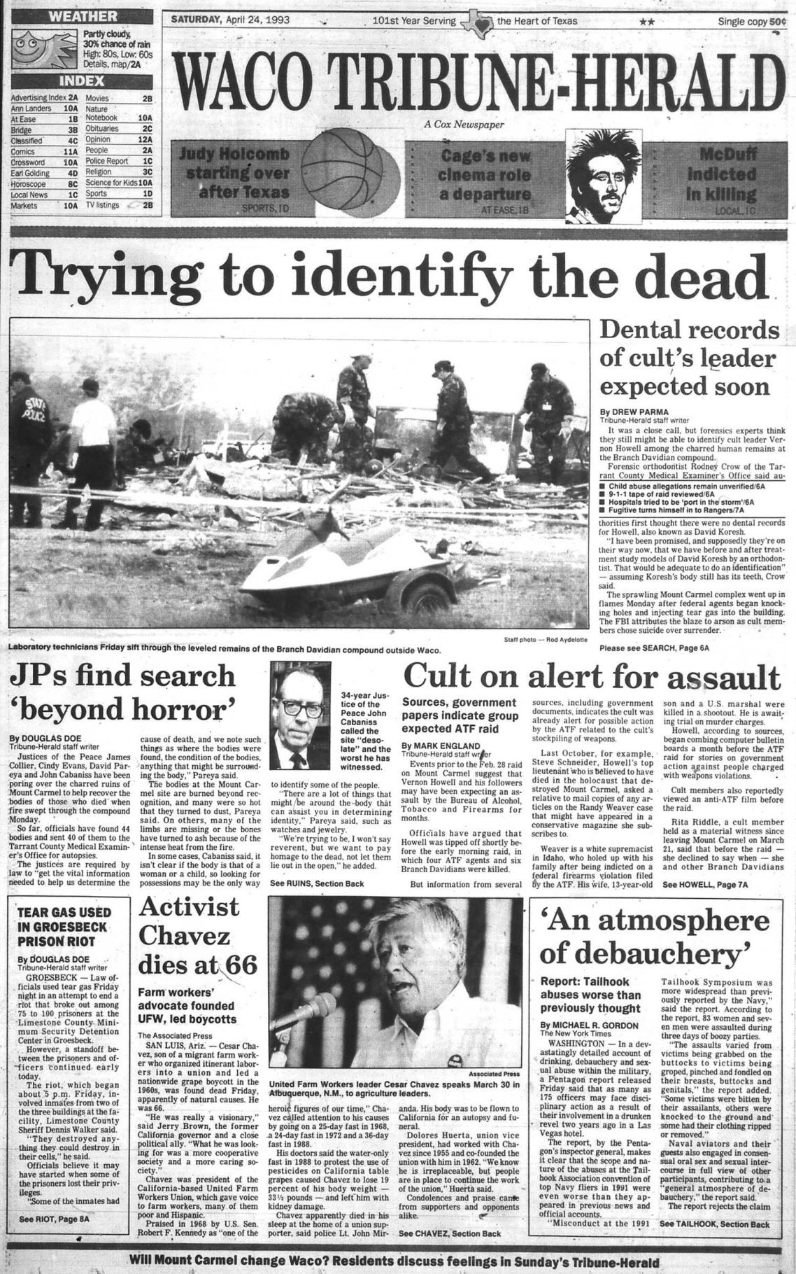 Cult on alert for assault: Sources, government papers indicate group ...