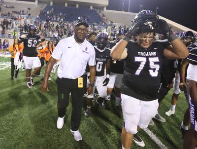 University's Kent Laster departs for Class 6A Denton Braswell