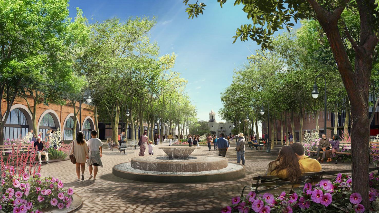 Barron’s Branch downtown vision has stream, amphitheater