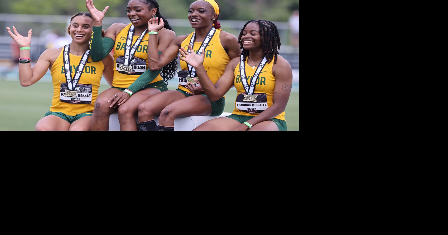 Baylor 4x100 relay team threat to win NCAA championship