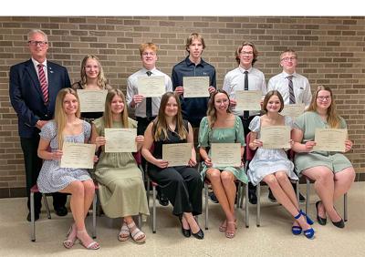 Wahpeton High School Honor Society induction | Local News Stories ...