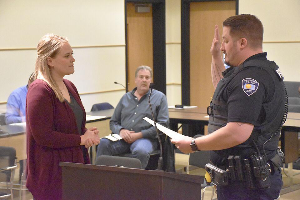 Huard sworn in as newest Wahpeton police officer | Local News Stories ...