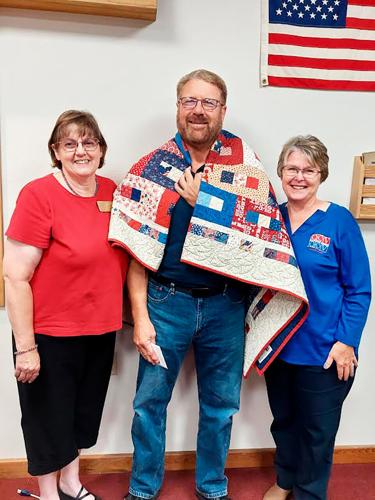 Quilts of Valor awarded to men from Hankinson, Fairmount | News Monitor ...