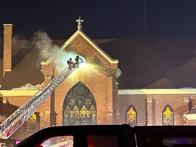 Falk saves Blessed Sacrament from fire at St. Philip's Catholic Church ...