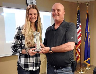Irwin recognized by school board, given Player of the Year award ...