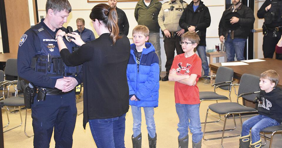 Erickson sworn onto Wahpeton Police Department | Local News Stories ...