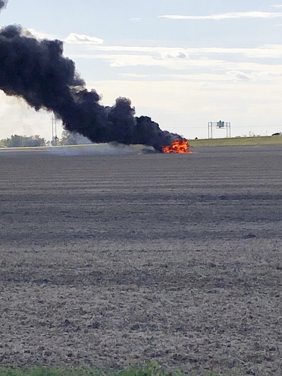 Combine catches fire outside Dwight, quickly extinguished | Local News ...