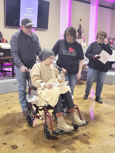 Hodges, cancer patient, addresses benefit audience | Local News Stories ...