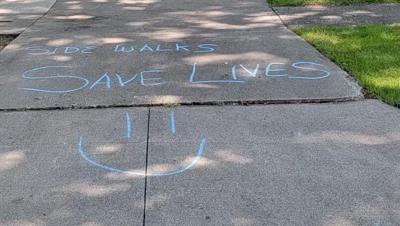 Sidewalk chalk message shocks all involved in fatal trial case | Local ...