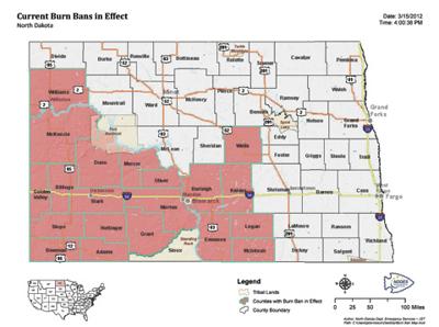 Multi-county burn bans issued in ND | Local News Stories ...